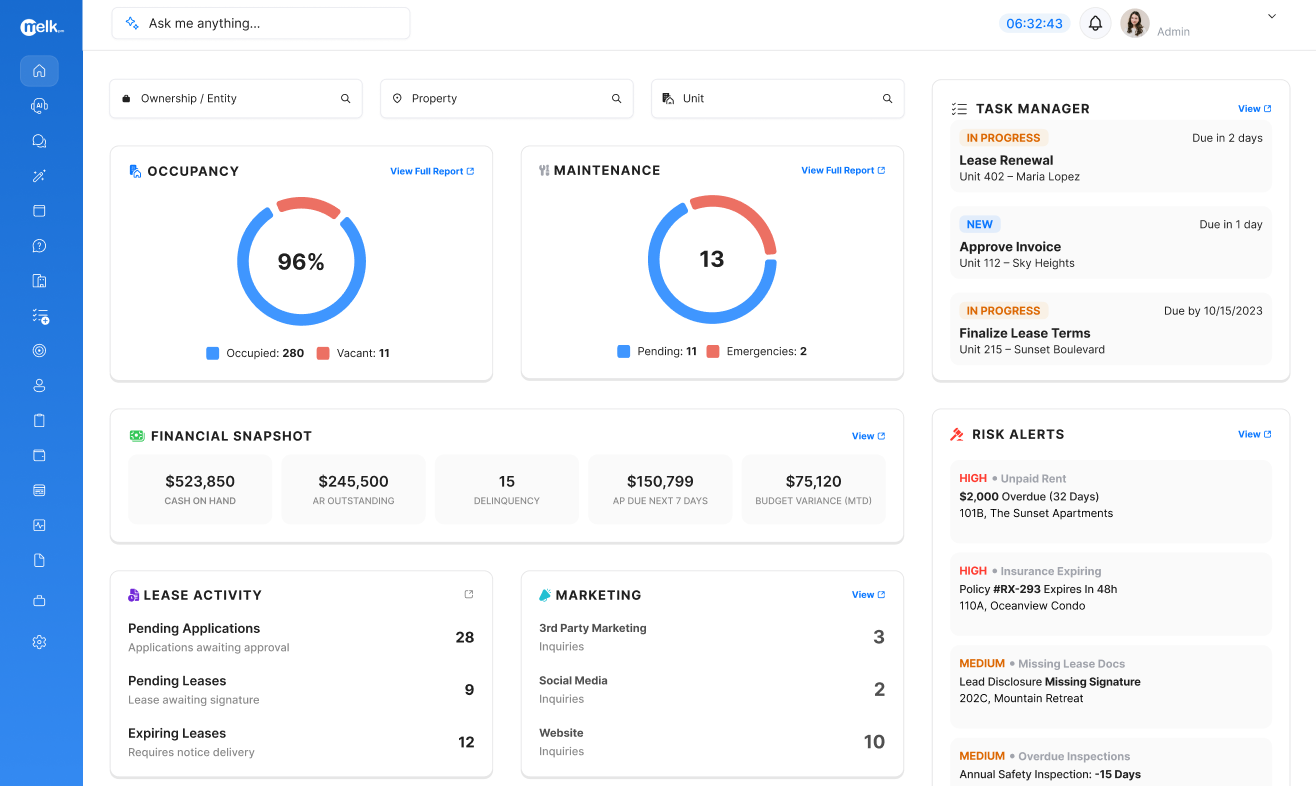 Melk - Property Management Software